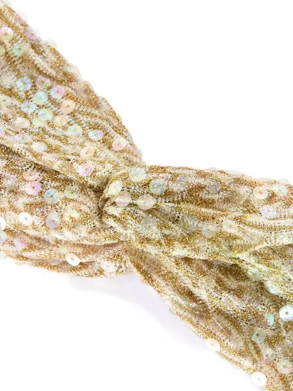 Missoni Sequin-embellished Twisted Headband
