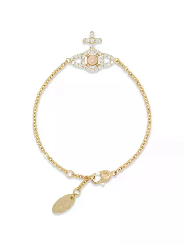 VIVIENNE WESTWOOD Olympia Orb-detail Bracelet - Gold