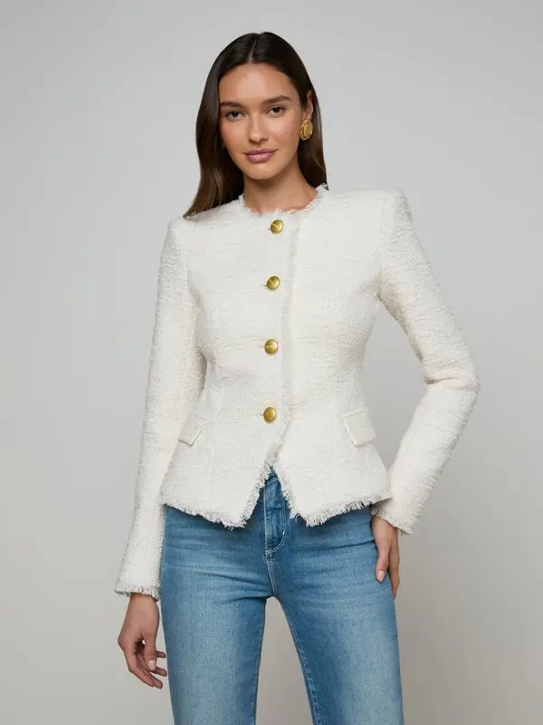 L'Agence Nerina Tweed Blazer