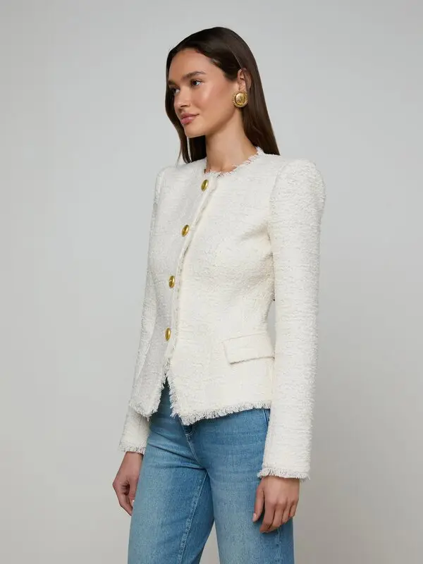 L'Agence Nerina Tweed Blazer