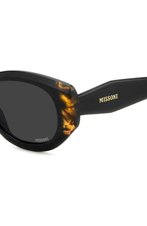 Missoni 52mm Oval Sunglasses