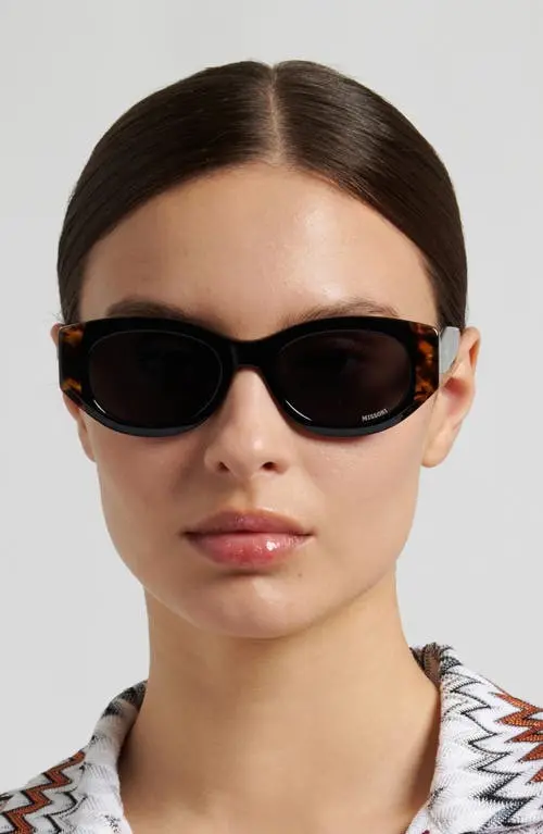 Missoni 52mm Oval Sunglasses