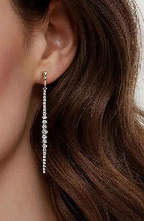 GABRIEL & CO. Diamond Linear Drop Earrings
