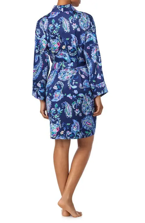 Ralph Lauren Paisley Satin Robe