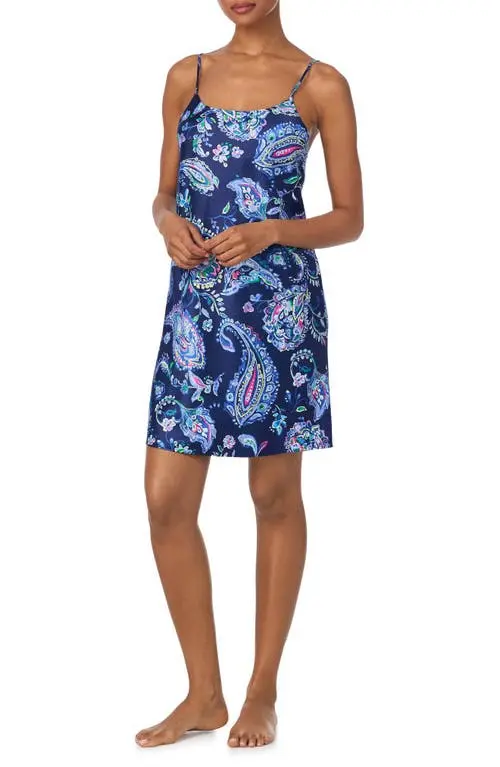 Ralph Lauren Paisley Nightgown - Blue Paisley
