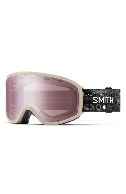 SMITH Reason Otg Low Bridge Snow Goggles - Chalk Space Invader/ignitor