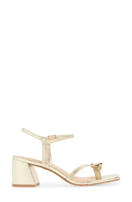 BUTTERO® Botmelinda Ankle Strap Sandal - Dourado