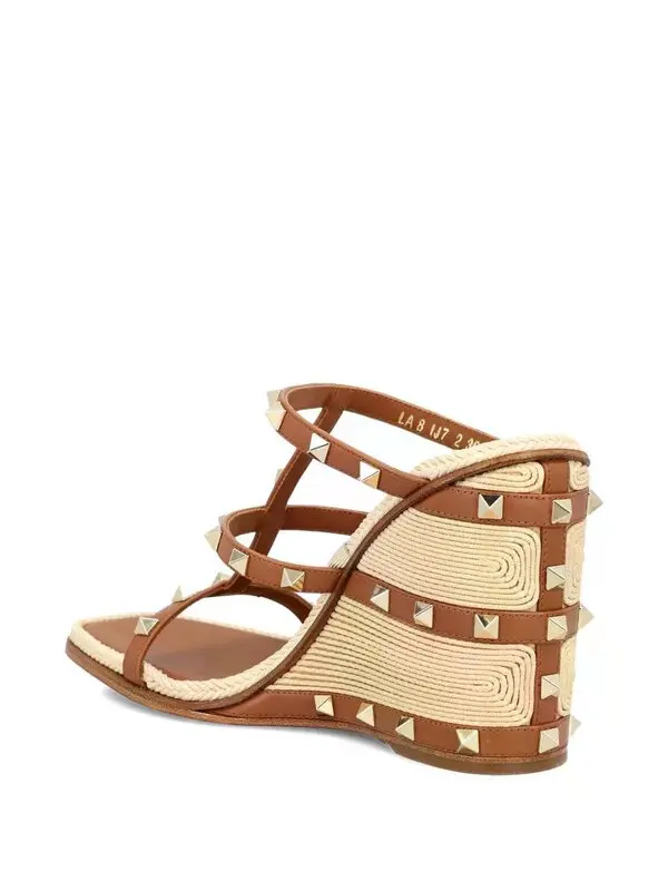 Valentino Garavani Rockstud Wedge Sandals