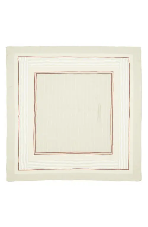 Rag & Bone Pinstripe Square Scarf - Sage
