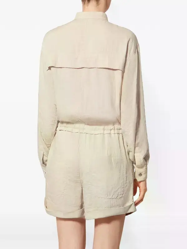 MARANT ETOILE Betyna Buttoned Belted Playsuit