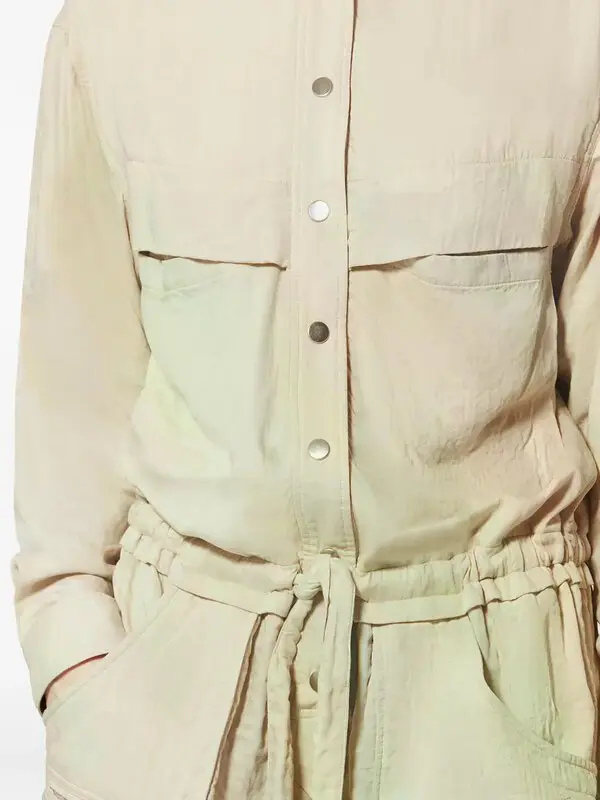 MARANT ETOILE Betyna Buttoned Belted Playsuit
