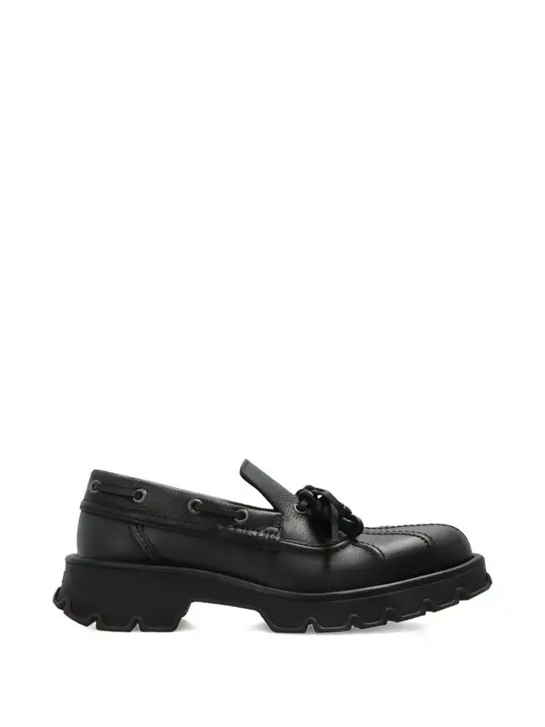 Loewe Lace-up Lug-sole Loafers