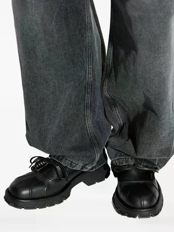 Loewe Lace-up Lug-sole Loafers