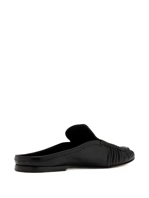 Vince Gathered Mules - Black