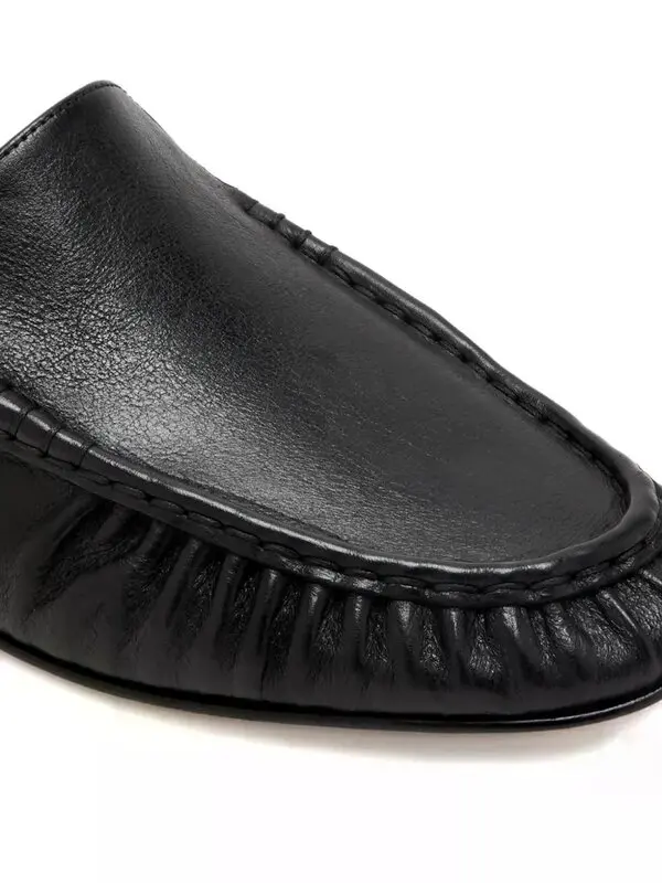 Vince Gathered Mules - Black