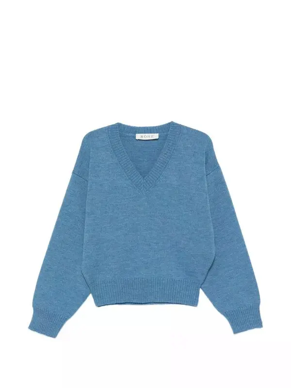RÓHE Long-sleeve V-neck Sweater