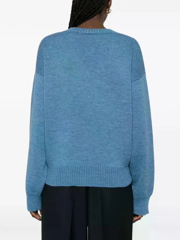RÓHE Long-sleeve V-neck Sweater