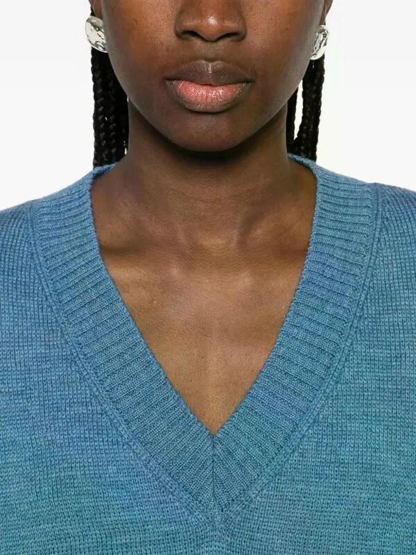 RÓHE Long-sleeve V-neck Sweater