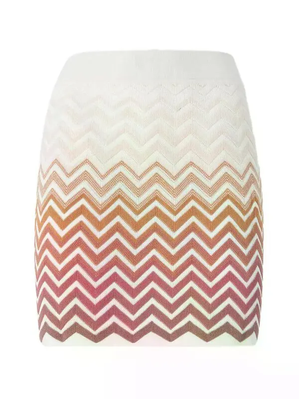 Missoni Chevron-pattern Mini Skirt