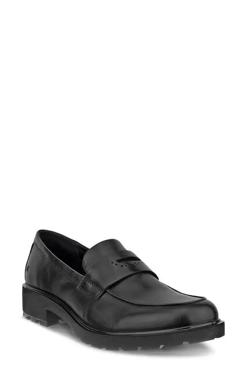 Ecco Metropole Vienna Penny Loafer - Black