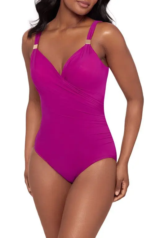 MIRACLESUIT® Razzle Dazzle Siren One-piece Swimsuit - Framboise Pink