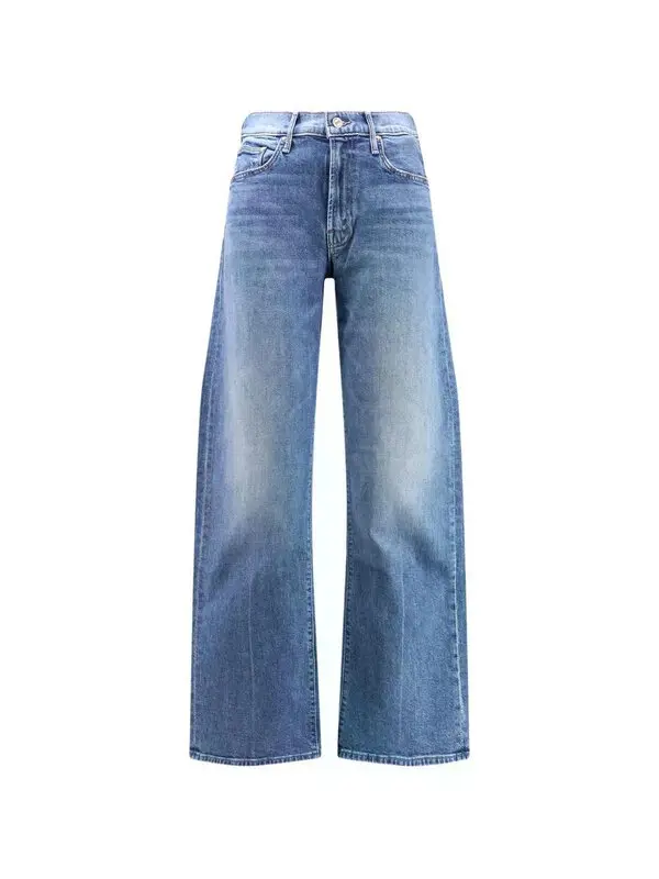 MOTHER Wide Leg Trousers - Blue