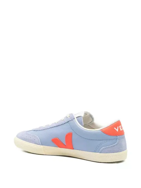 VEJA Logo-appliqué Lace-up Sneakers - Blue