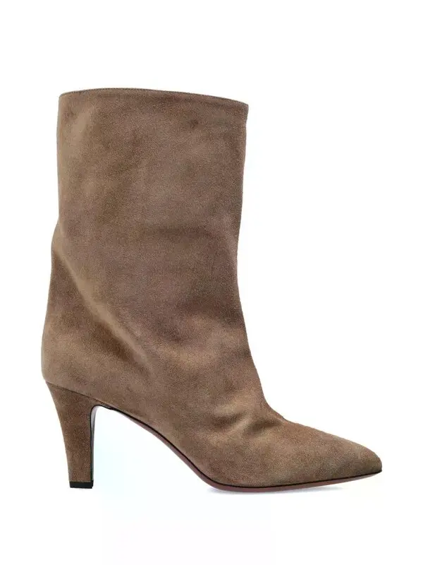 Paris Texas Pointed Heeled Boots - Neutrals