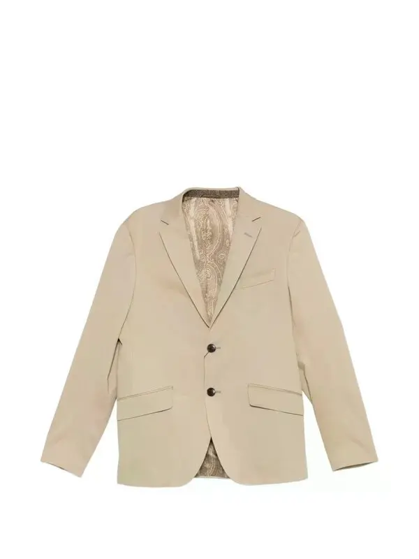 Etro Notched-lapel Blazer - Neutrals