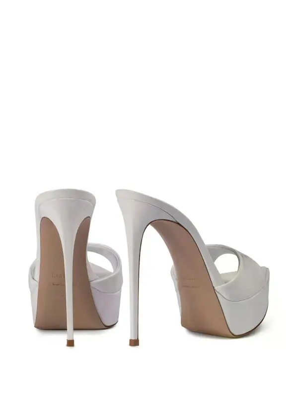 LE SILLA Uma Heeled Sandals - White
