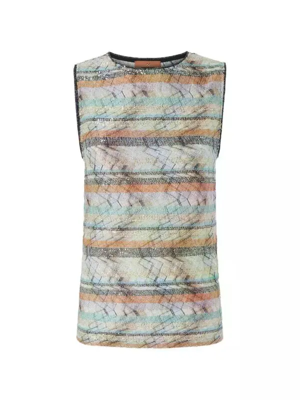 Missoni Striped Top - Neutrals