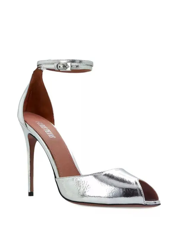 Paris Texas Tone Peep Toe Ankle Strap Pumps