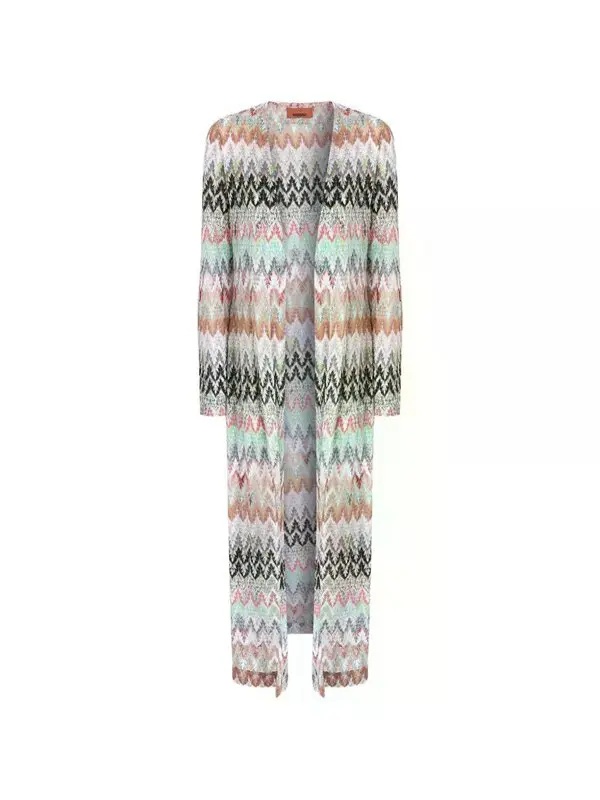 Missoni Zigzag Patterned Coat - Neutrals