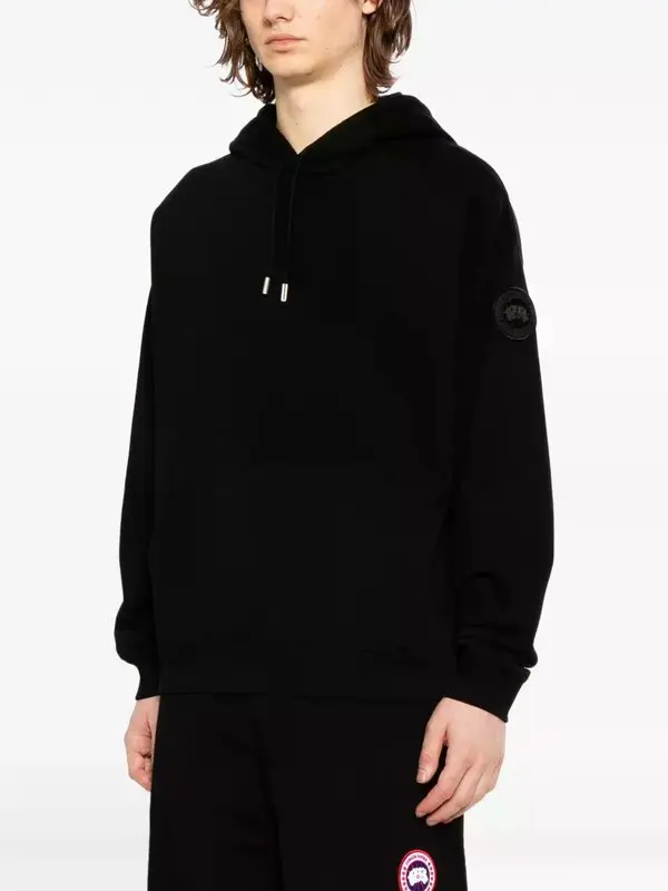 Canada Goose Drawstring Hood Sweatshirt - Black