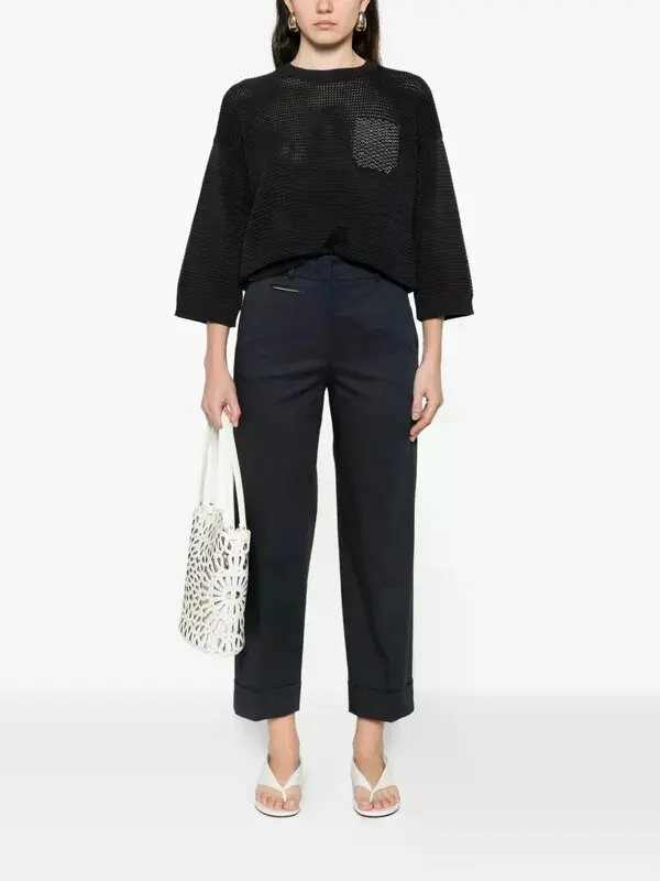 Peserico Cuffed Trousers