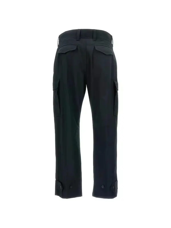Alexander McQueen Buttoned Cargo-pocket Trousers