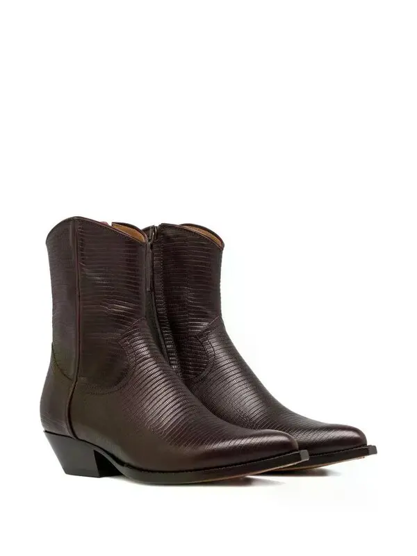 BUTTERO® Flee Pointed Textured Cowboy Boots