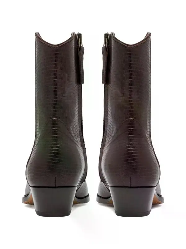 BUTTERO® Flee Pointed Textured Cowboy Boots