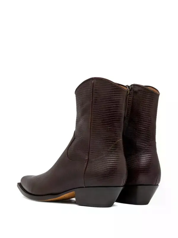 BUTTERO® Flee Pointed Textured Cowboy Boots
