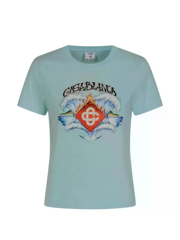 Casablanca Printed Short-sleeve T-shirt
