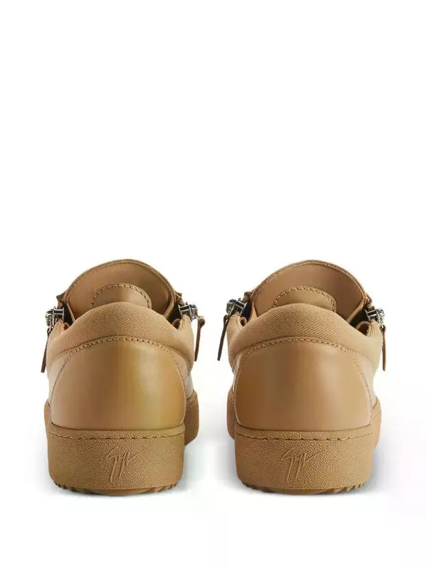 GIUSEPPE ZANOTTI Frankie Zip-fastening Sneakers - Neutrals