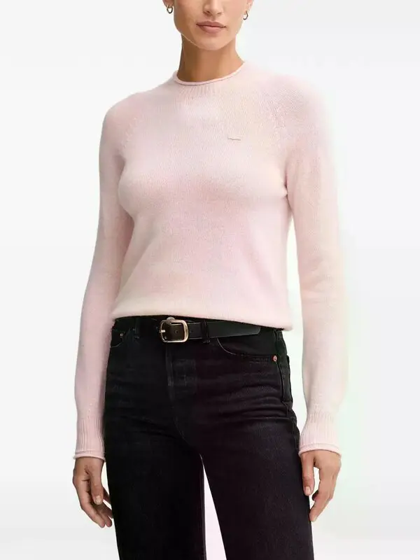 Lacoste 3d Knitted Crew-neck Sweater