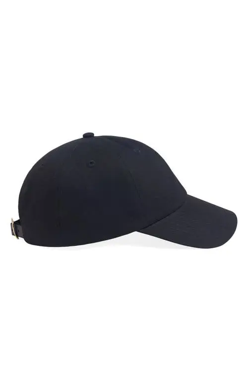 FAVORITE DAUGHTER Cotton Twill Baseball Cap - Black