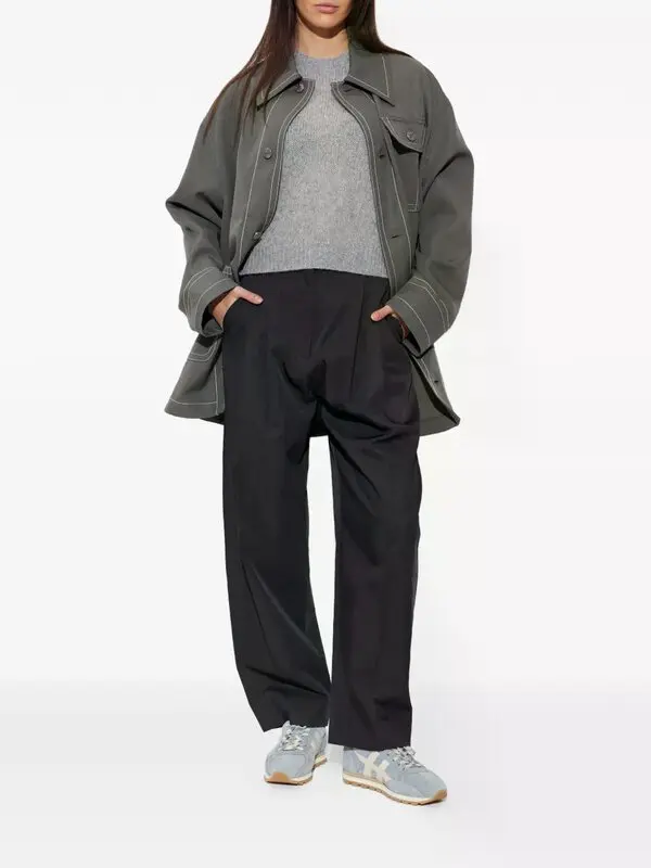 LISA YANG Crew Neck Fine Knit Sweater