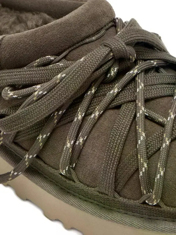 UGG Woven Lace-up Platform Sandals - Green