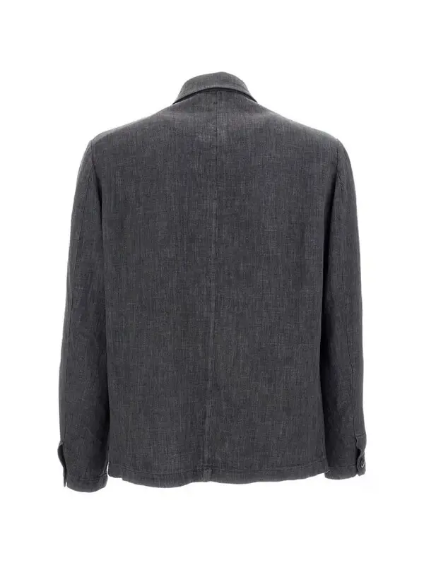 Barena Venezia Button Patch-pocket Overshirt - Grey
