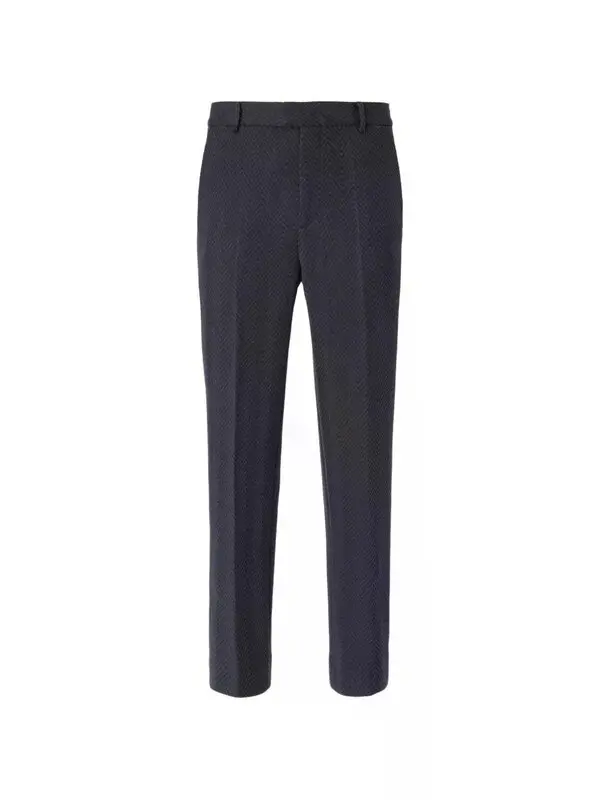Missoni Zigzag-patterned Trousers - Blue