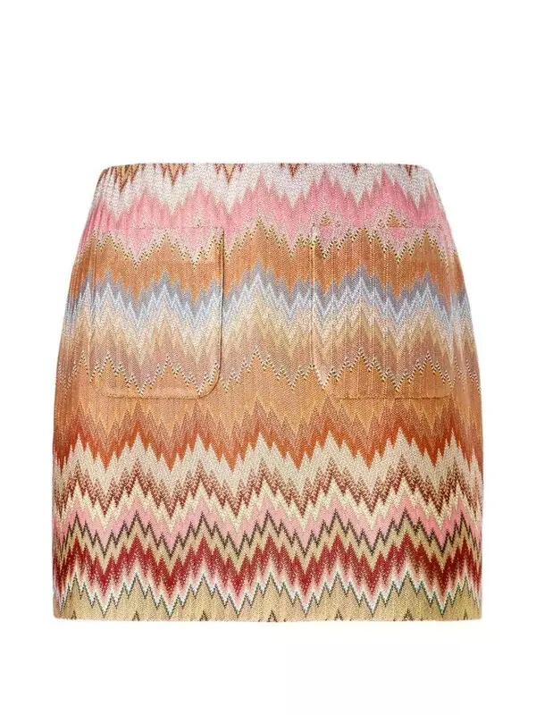 Missoni Patch-pocket Zigzag Mini Skirt