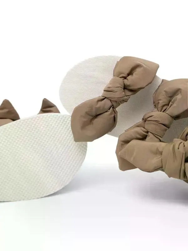Red Valentino Platform Sandals With Bow Detailing - Neutrals