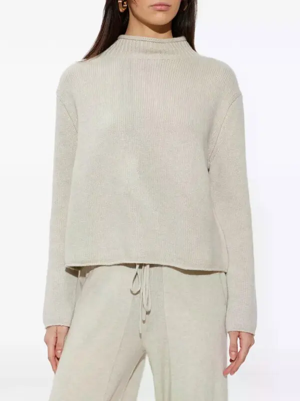 LISA YANG Funnel-neck Long-sleeve Sweater